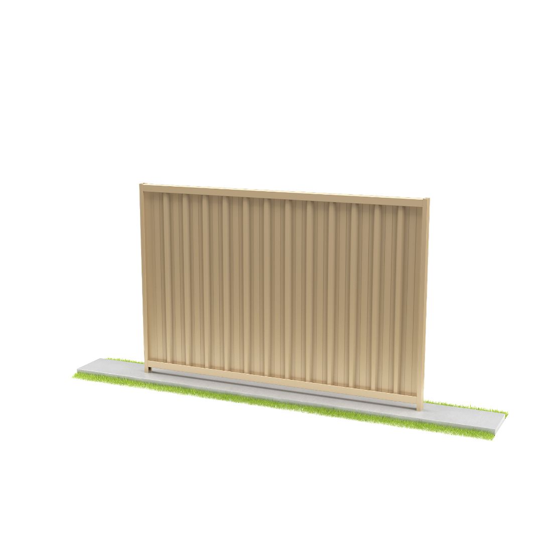 Frontier Fence Panel & Post 2.3 x 1.5m Desert Sand | PlaceMakers NZ