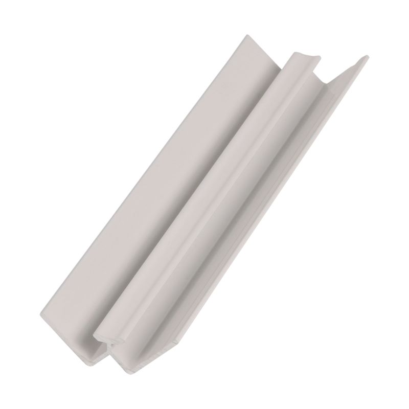 Invibe Panel Internal Corner Aluminium Blanc 2700mm | PlaceMakers NZ