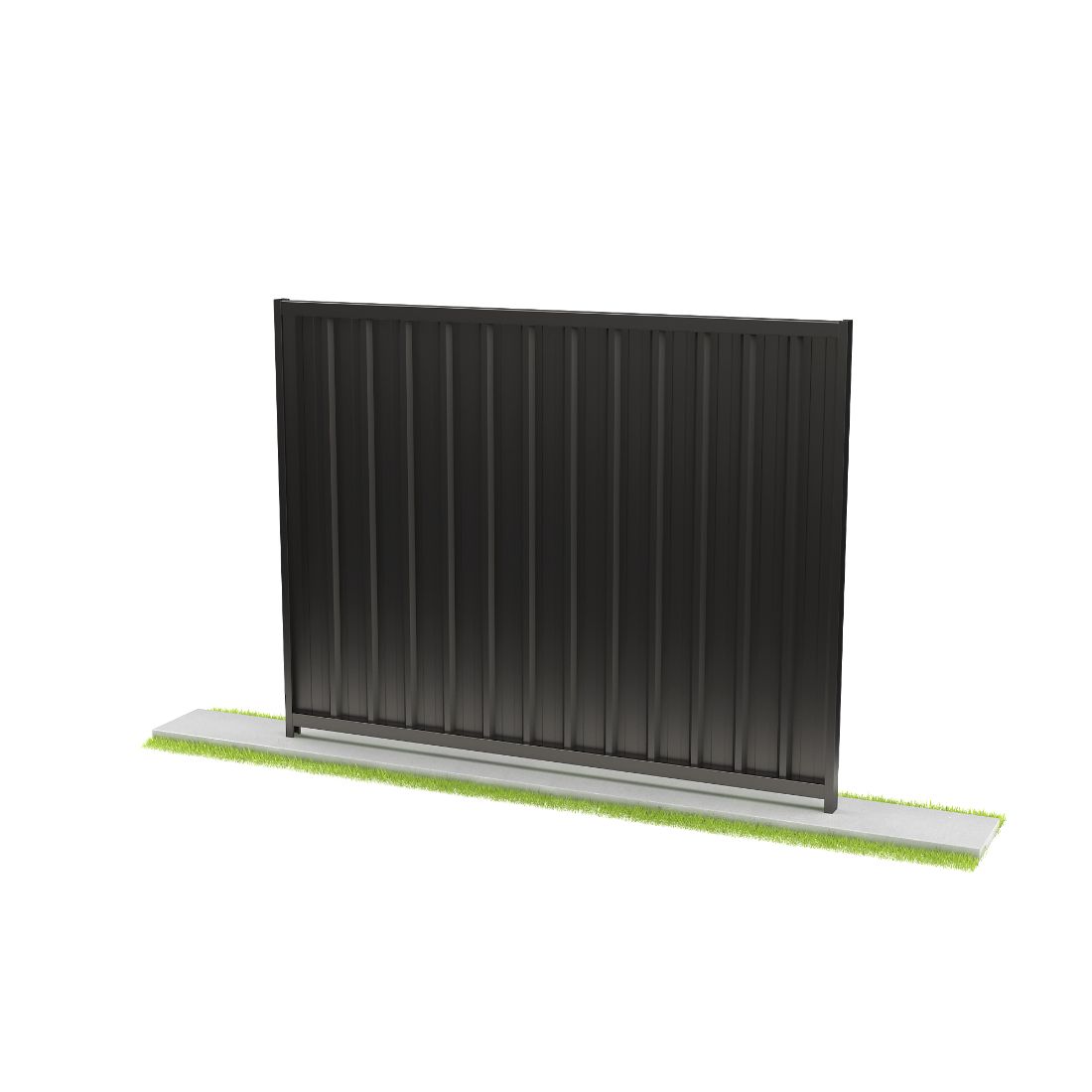 Frontier Fence Panel & Post 2.3 x 1.8m Ebony | PlaceMakers NZ