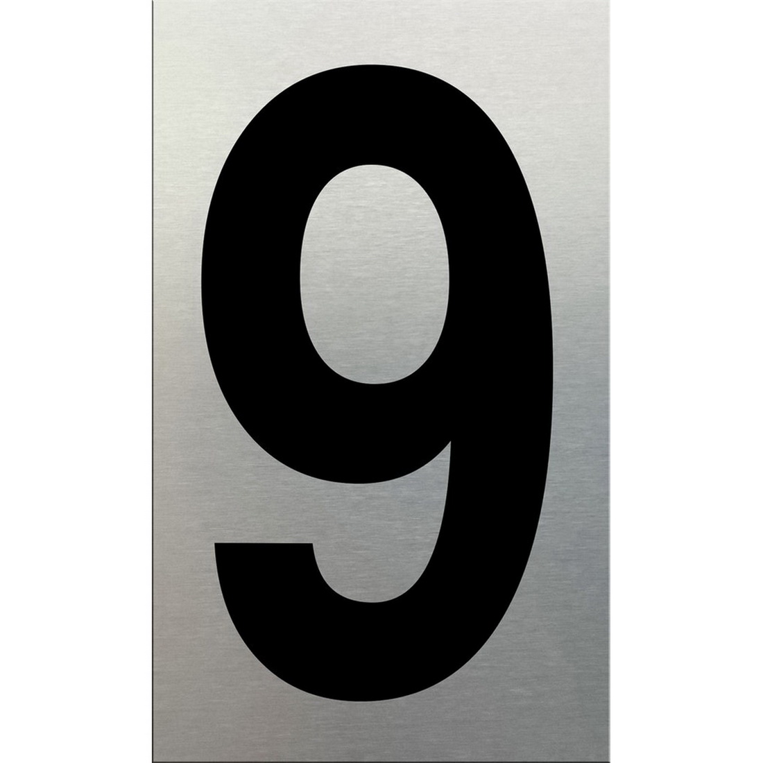 Self-Adhesive Aluminum Number 9 50mm | PlaceMakers NZ