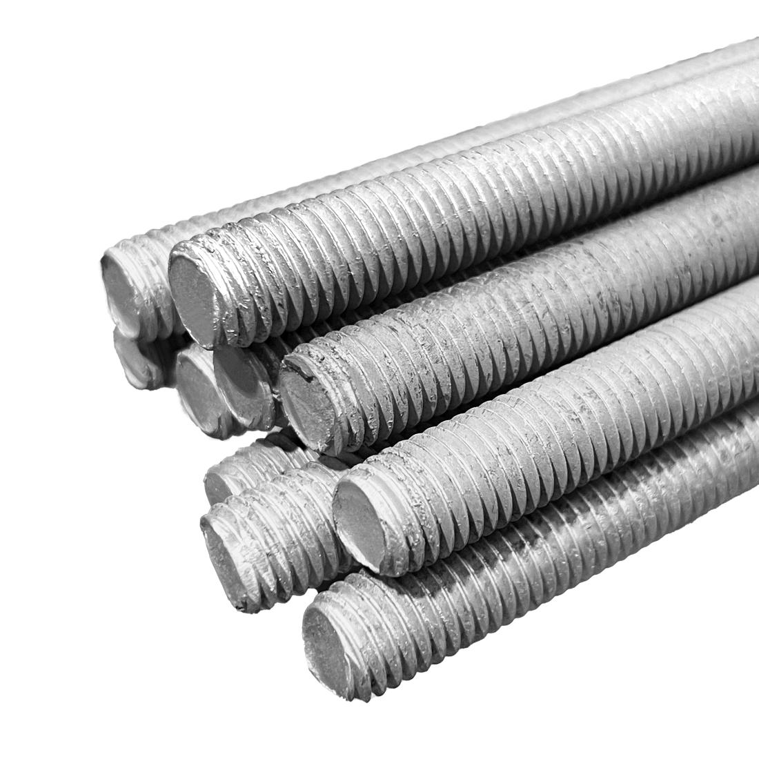 Rod Threaded Galvanised Steel M12 1m Each | PlaceMakers NZ