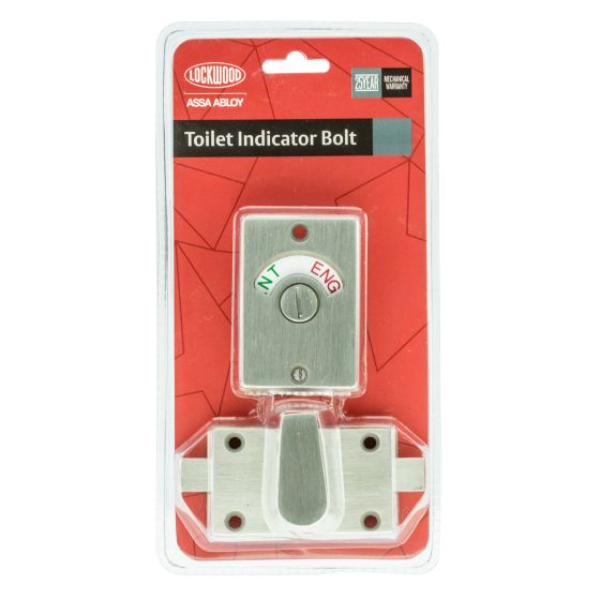 L550 Toilet Indicator Bolt Satin Stainless Steel L550SSDP | PlaceMakers NZ