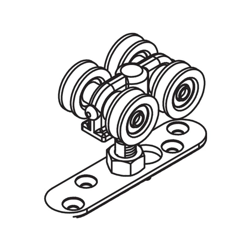 Single Run 120 Door Hanger Top Mount Stainless Steel | PlaceMakers NZ