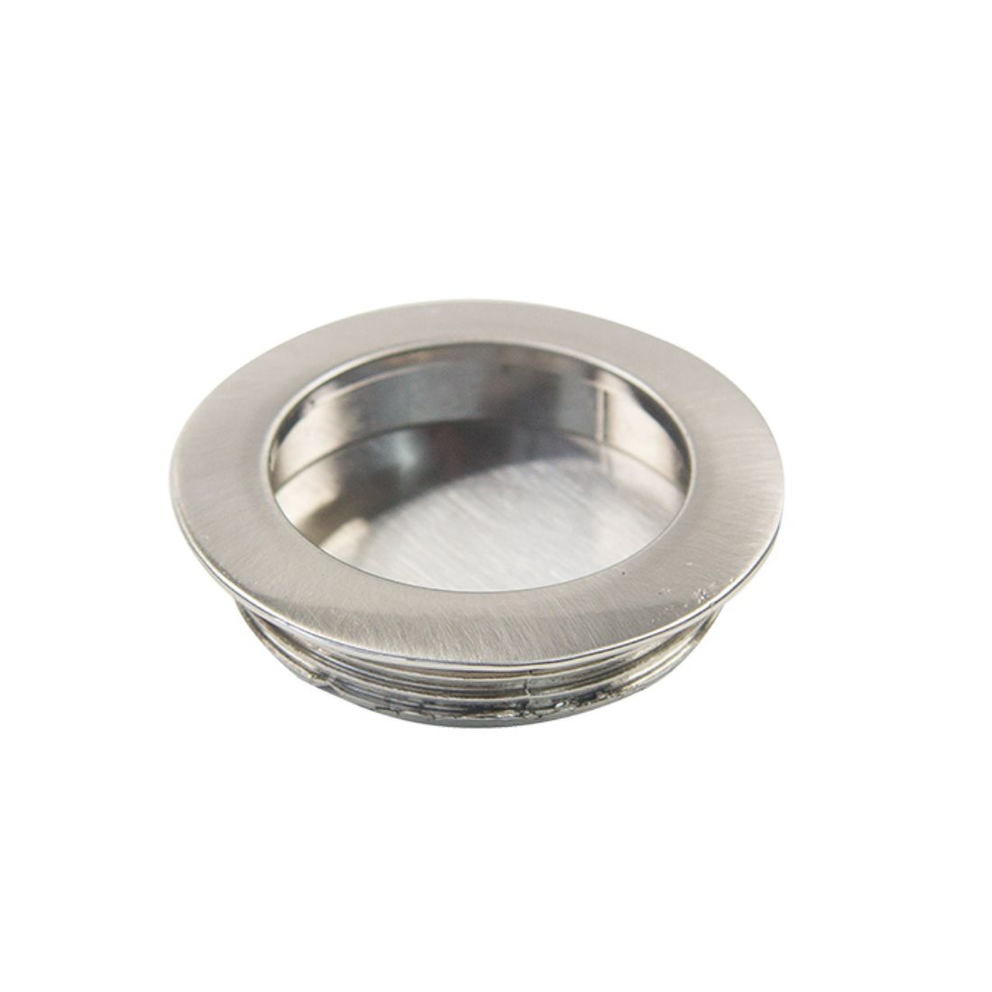 Round Flush Pull 41mm Satin Nickel Plated SFP6.LSNP | PlaceMakers NZ