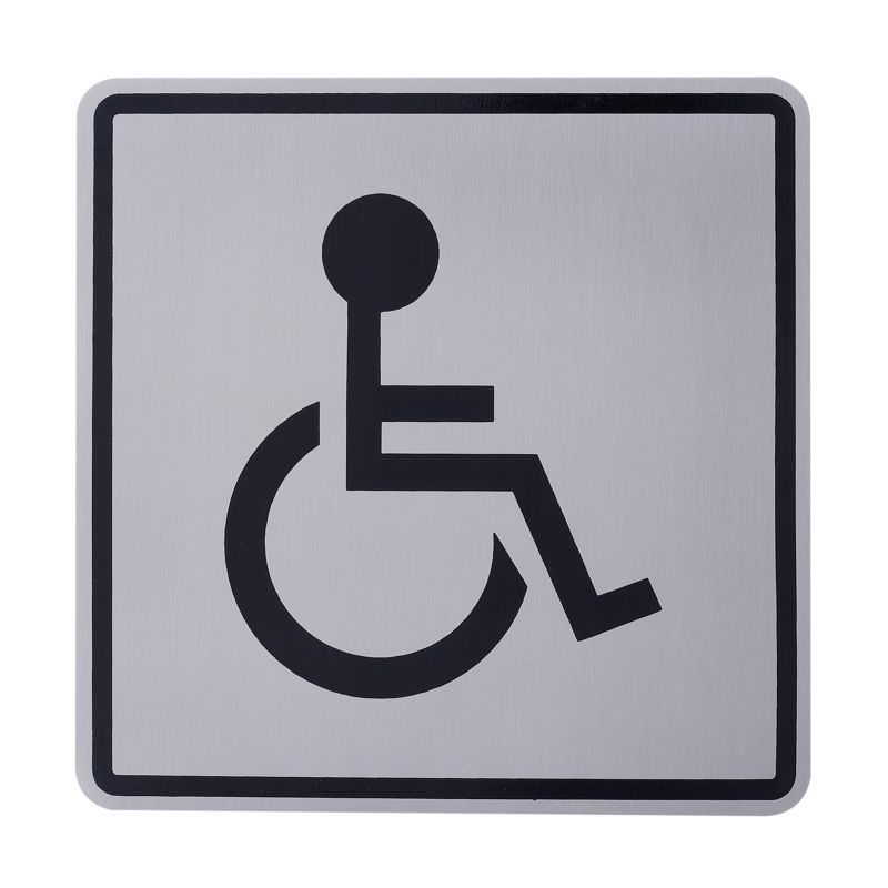 16261 Disabled Symbol Sign Stainless Steel | PlaceMakers NZ