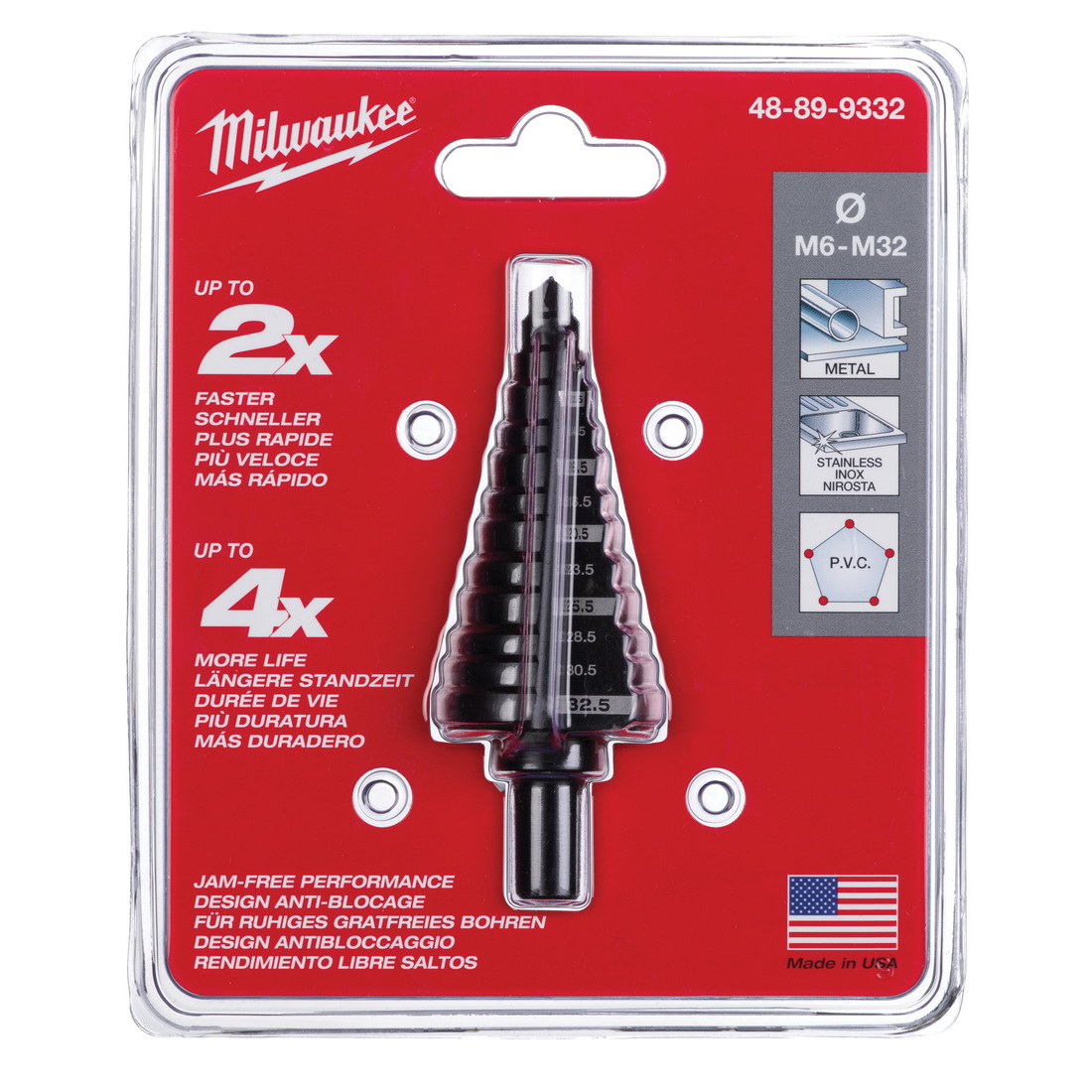 13 Hole Metric Step Drill Bit | PlaceMakers NZ