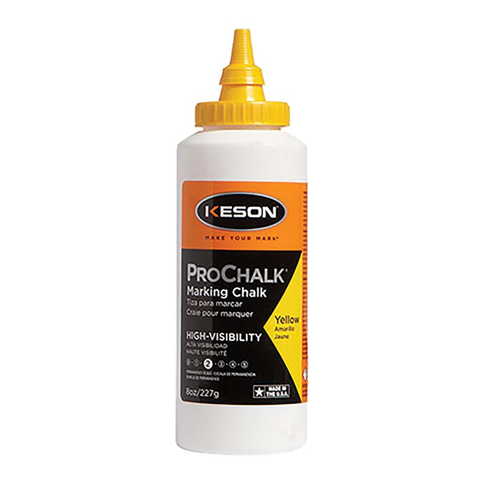 ProChalk Marking Chalk Yellow 227g | PlaceMakers NZ