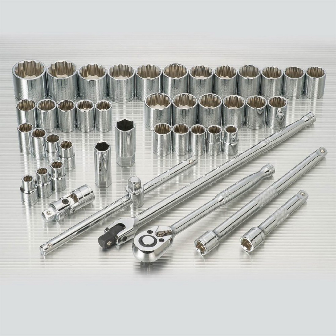 44 Piece Metric/Imperial Comb Socket Set 1/2 Inch | PlaceMakers NZ