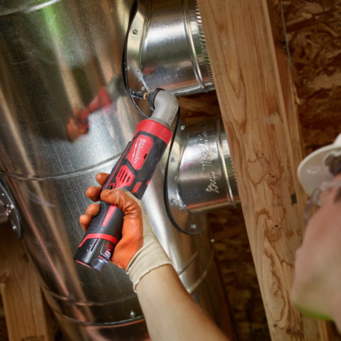 M12 Cordless Right Angle Impact Driver 1/4 inch Hex Skin M12BRAID-0 ...