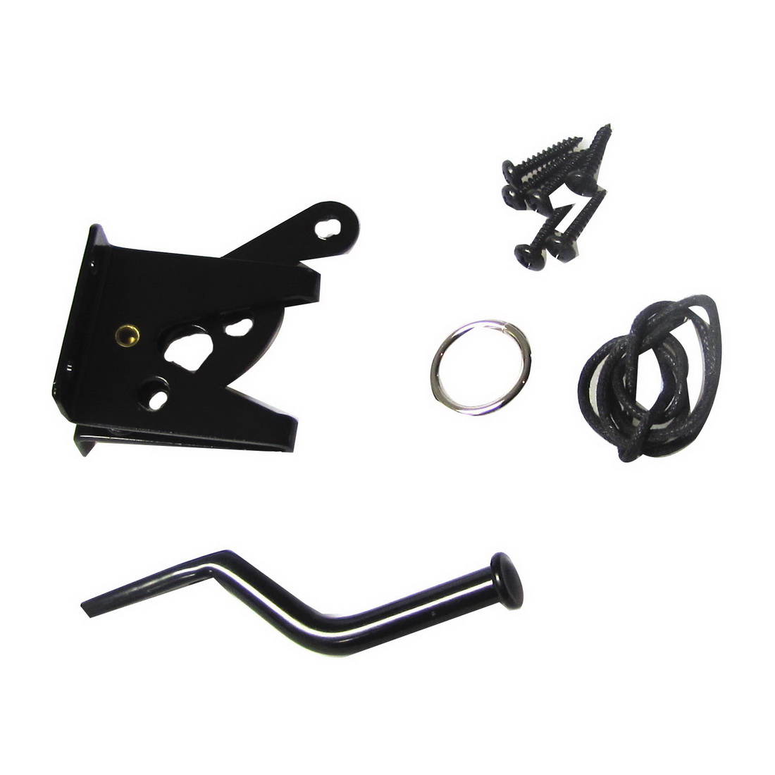 130mm Snap Gate Latch Black Powder Coated | PlaceMakers NZ