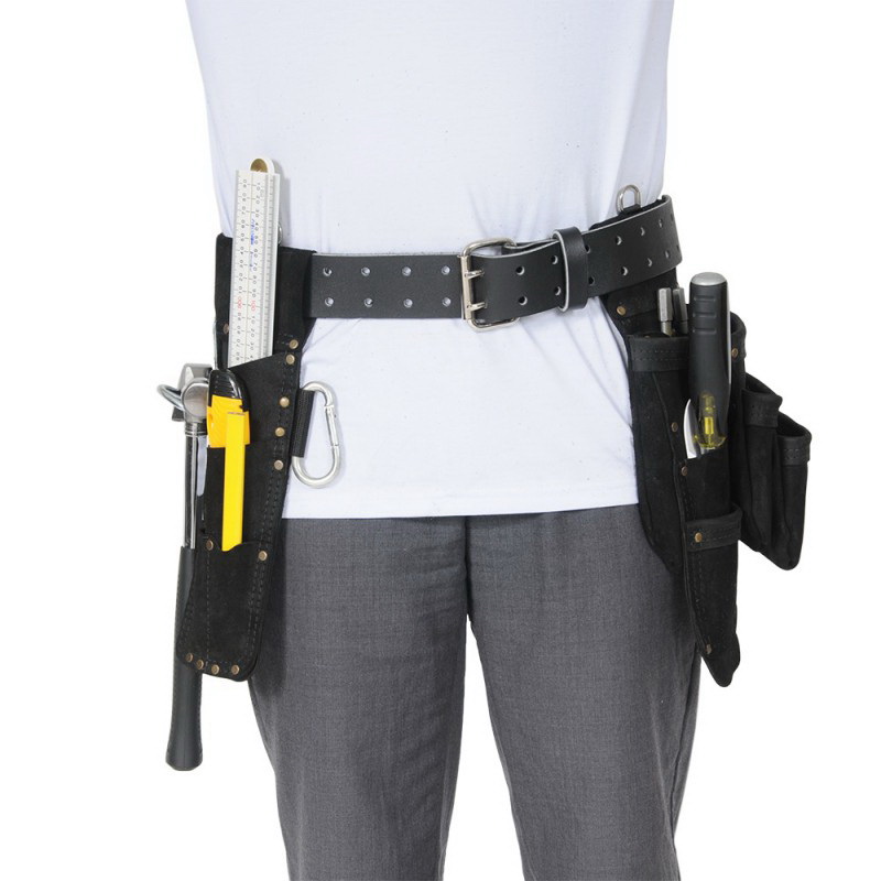 Heavy Duty Hipster Split Leg Apron Right Hand 50mm Leather 4 Pockets ...