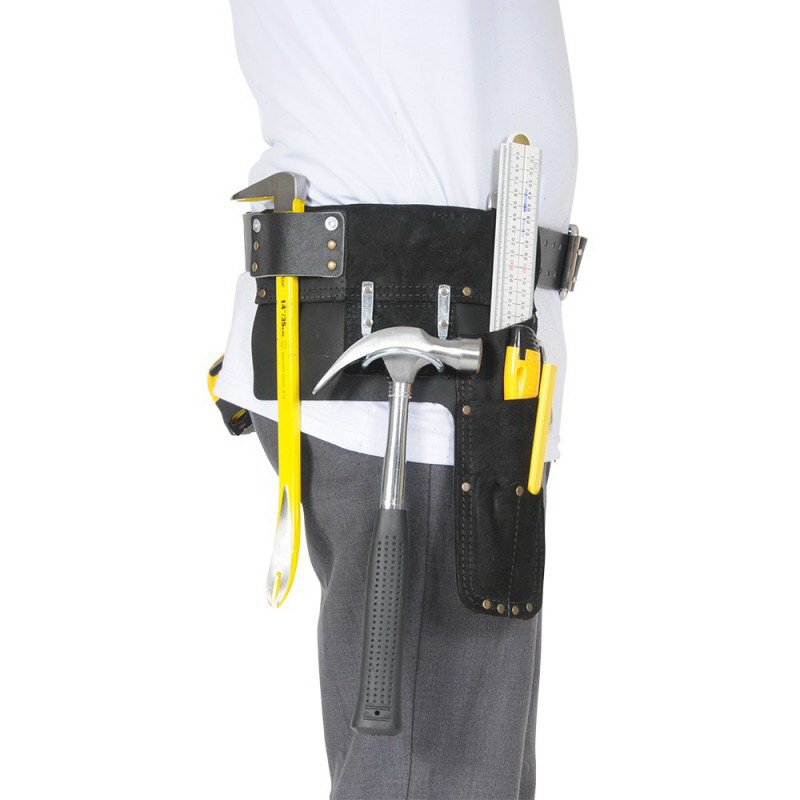 Heavy Duty Hipster Split Leg Apron Right Hand 50mm Leather 4 Pockets ...