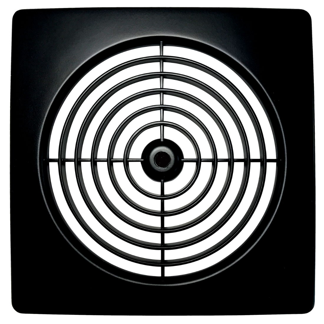 Designer Wall/Ceiling Grille Low Profile Square Matt Black 150mm ...