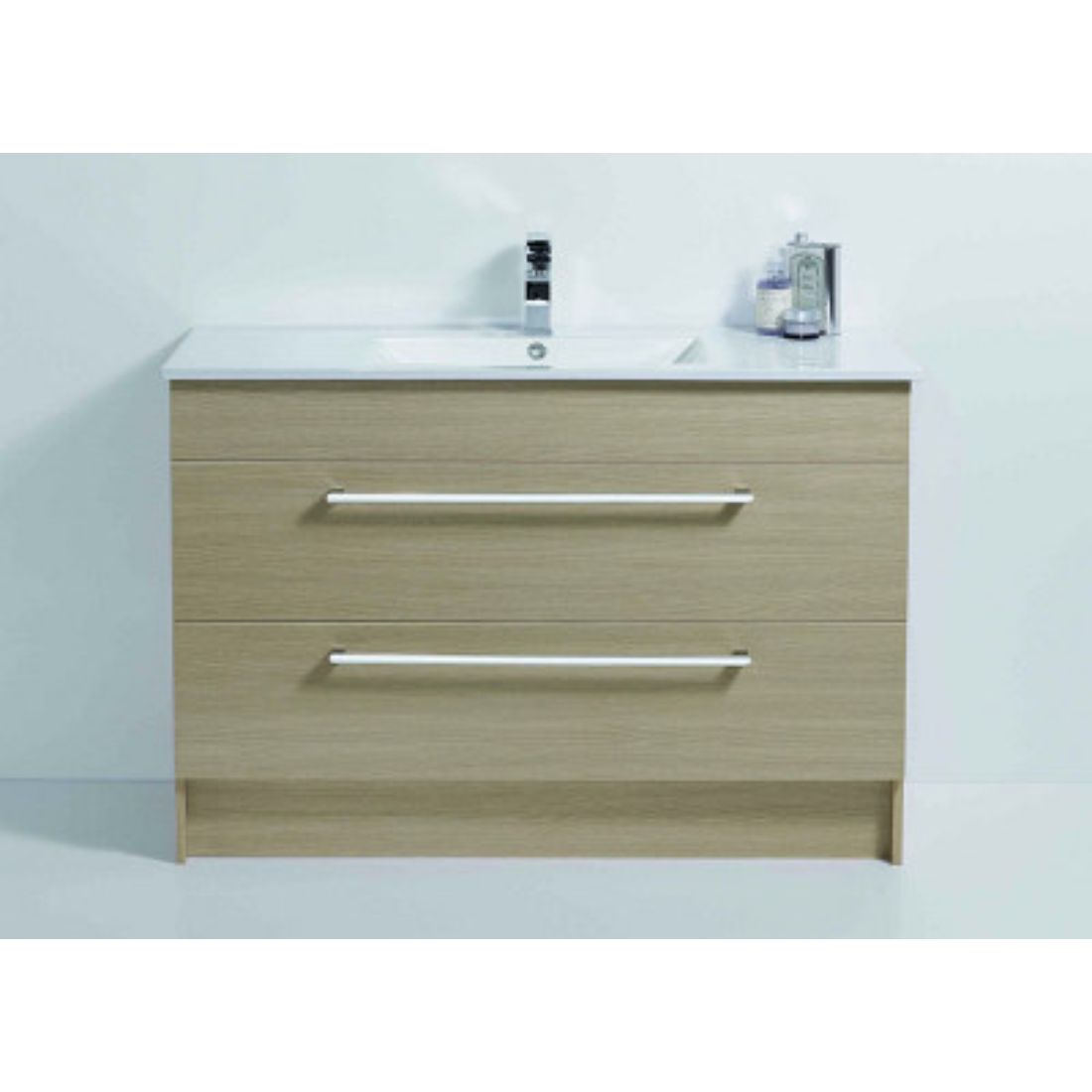 Boston Floor Standing Vanity 2 Drawer 1200mm Charred Oak | PlaceMakers NZ