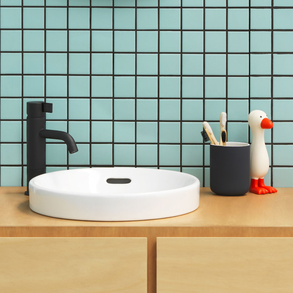 Round Inset Basin 350mm No Tap Hole White CL40010.W0 | PlaceMakers NZ