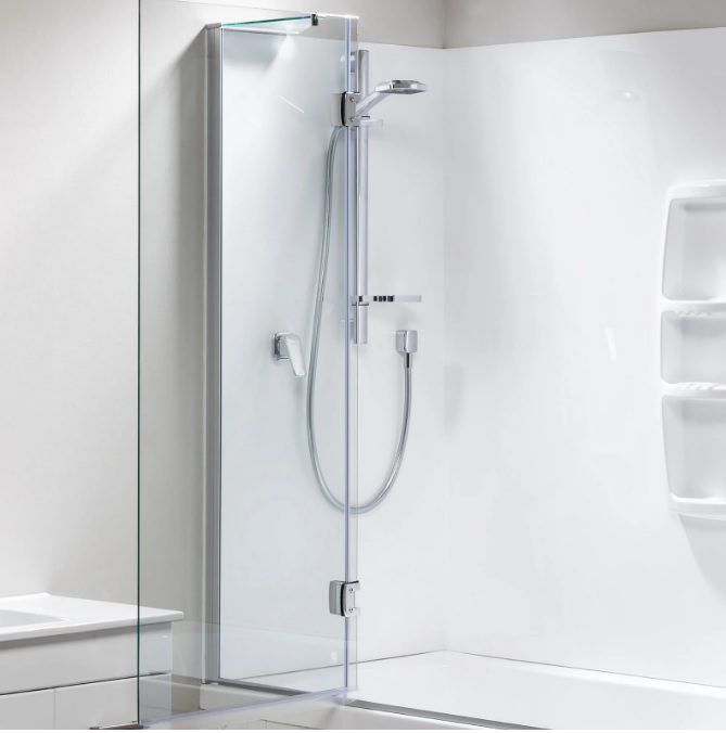 Pivoting Swing Panel For Bath With Full Perimeter Upstands 1100mm ...