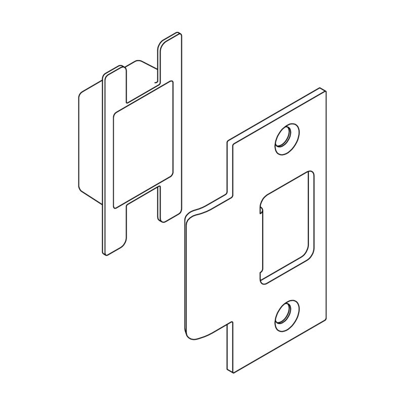 Medio Series T-Strike and dust box Satin Chrome Plate | PlaceMakers NZ