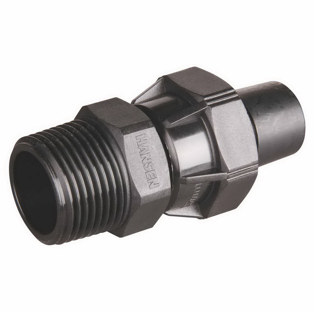 Easy Fit Poly Fittings Male Straight Coupling 15mm HMS15 | PlaceMakers NZ
