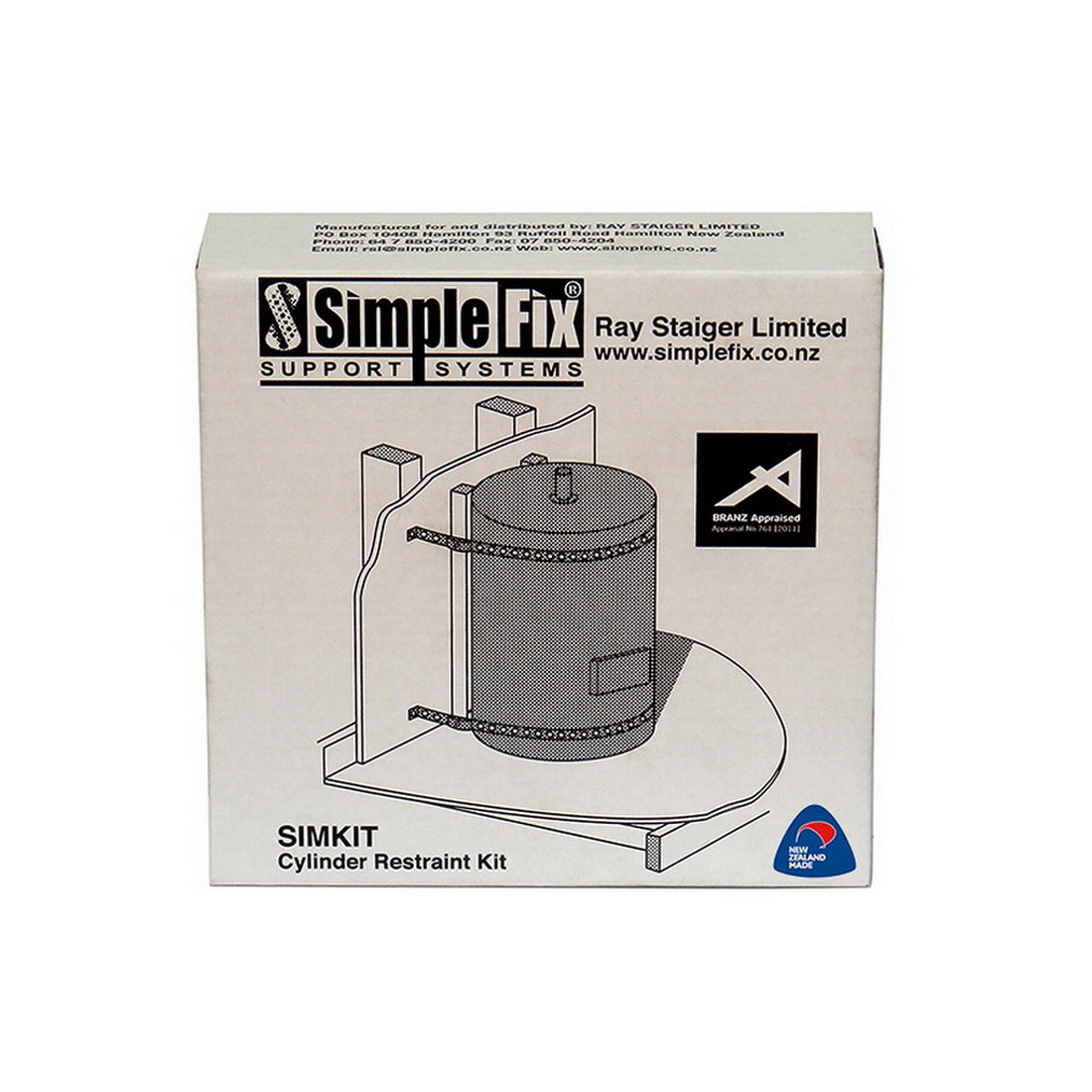 2 Strap Seismic Cylinder Restraint Kit SIMKIT | PlaceMakers NZ