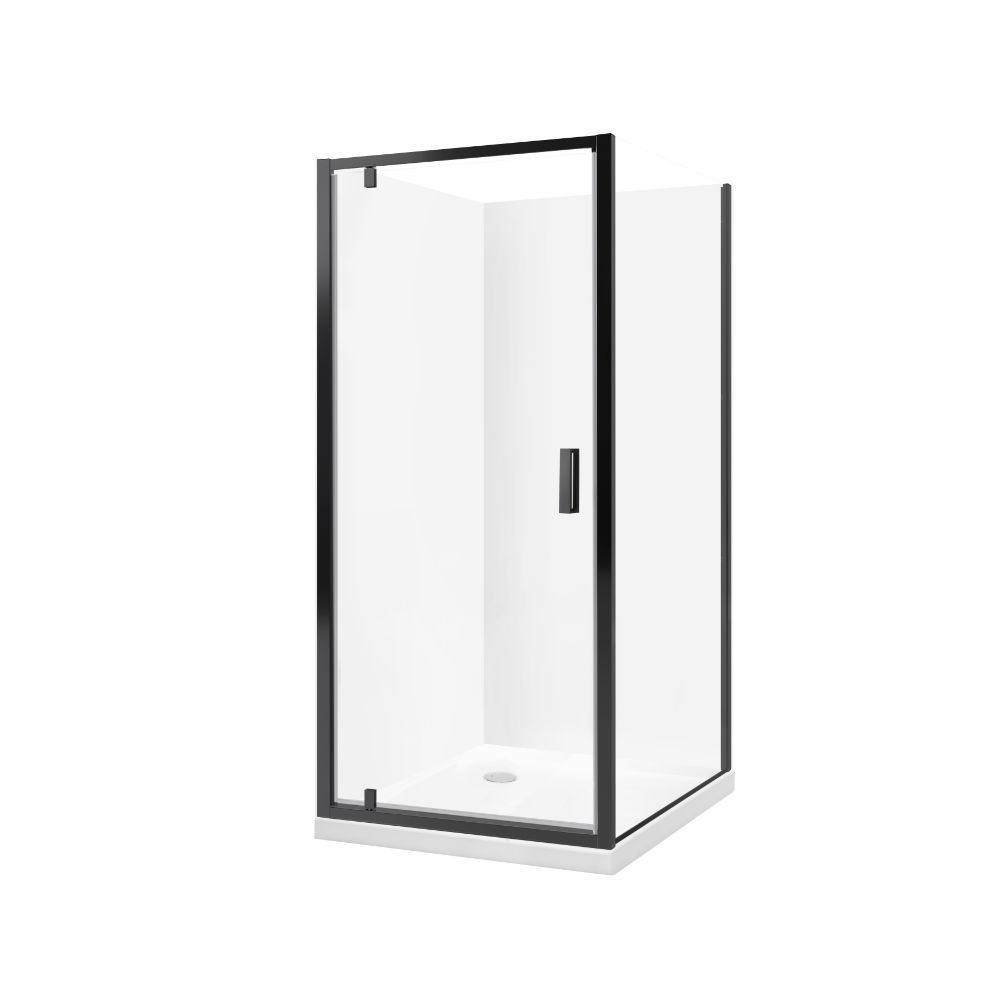 Valencia Elite Shower Square Corner 9 x 9 White Flat Rear Waste 706745A ...