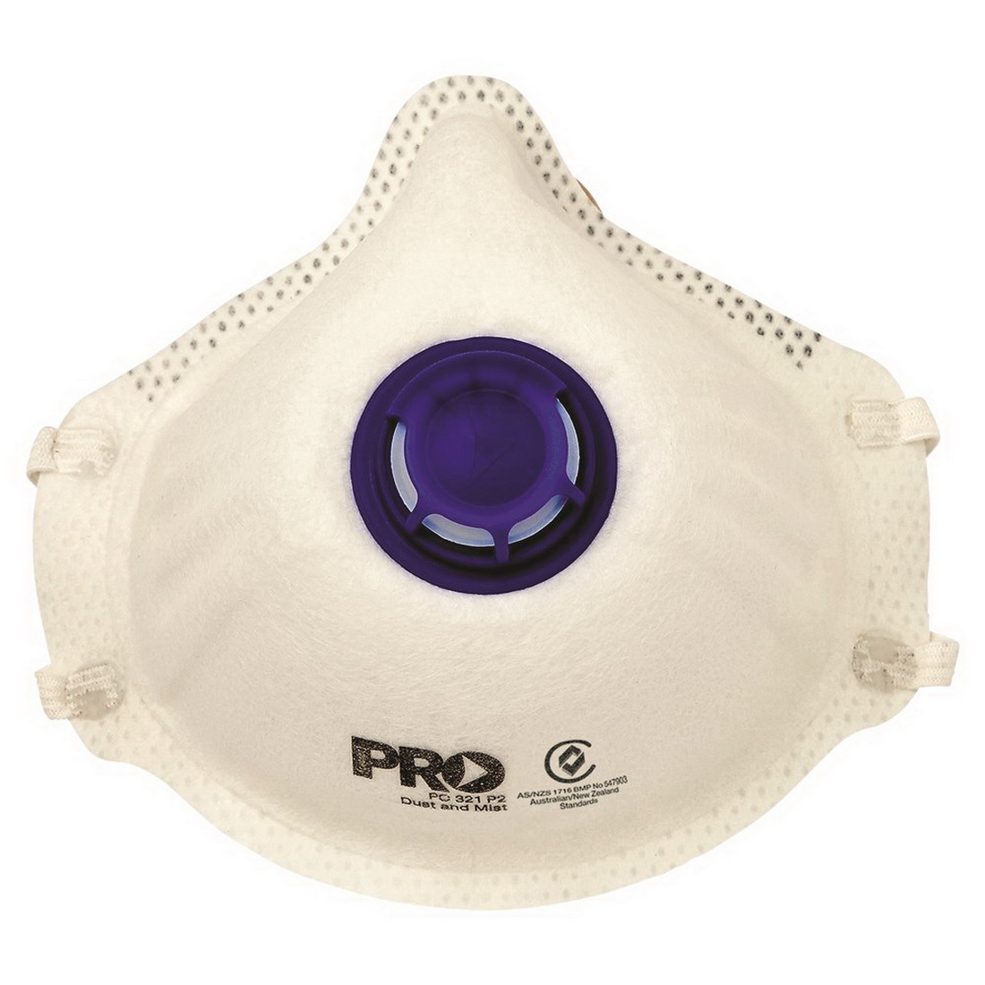 Respiratory Protection P2 Class Dust Mask With Valve 20 Pack PC321-20 ...