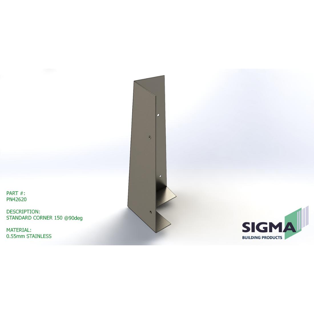 Soaker For Standard Bevel Back Corner Weatherboards Stainless Steel ...