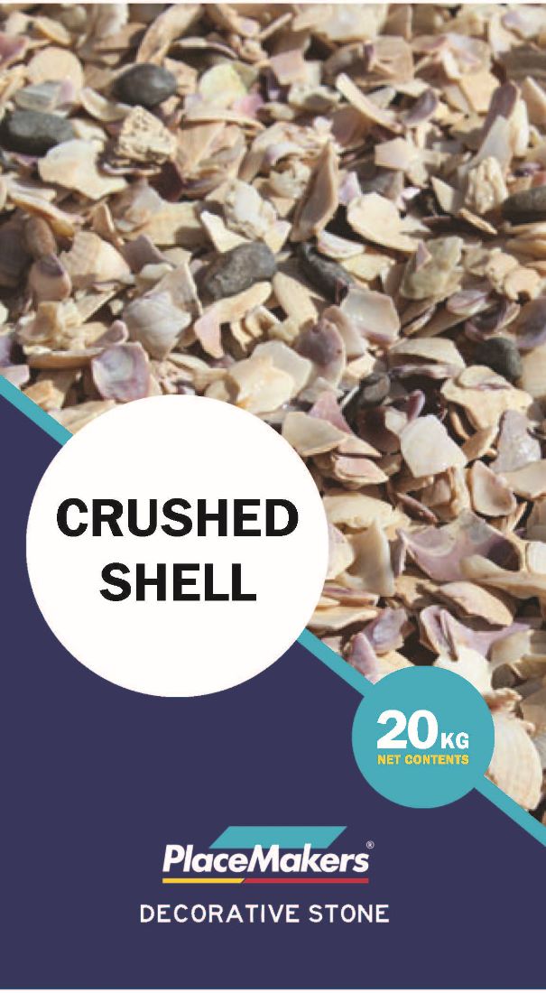 Crushed Shell Small 20kg | PlaceMakers NZ
