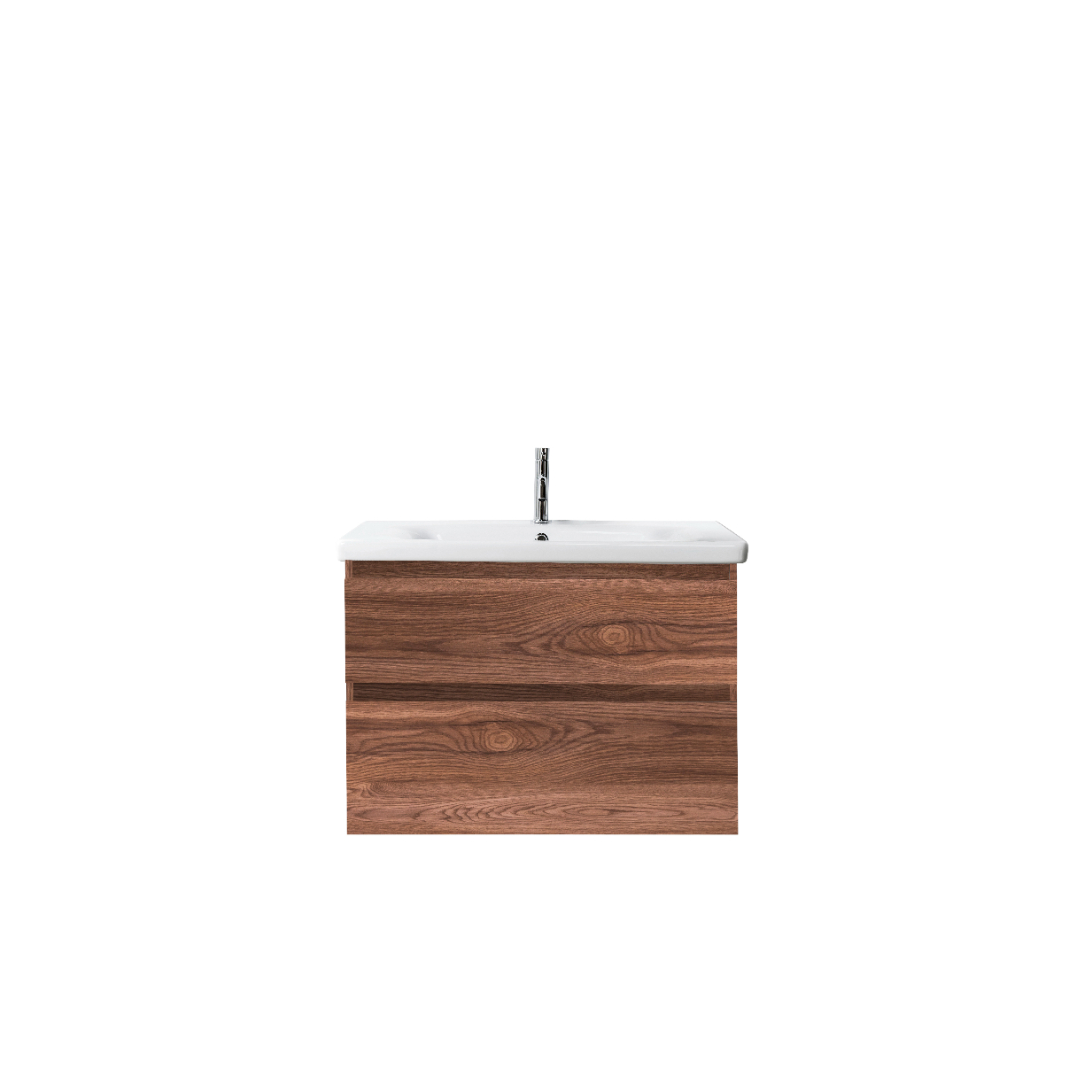Carlton Wall Hung Vanity 2 Drawer 800mm Southern Oak CAR80D2WHMSO ...