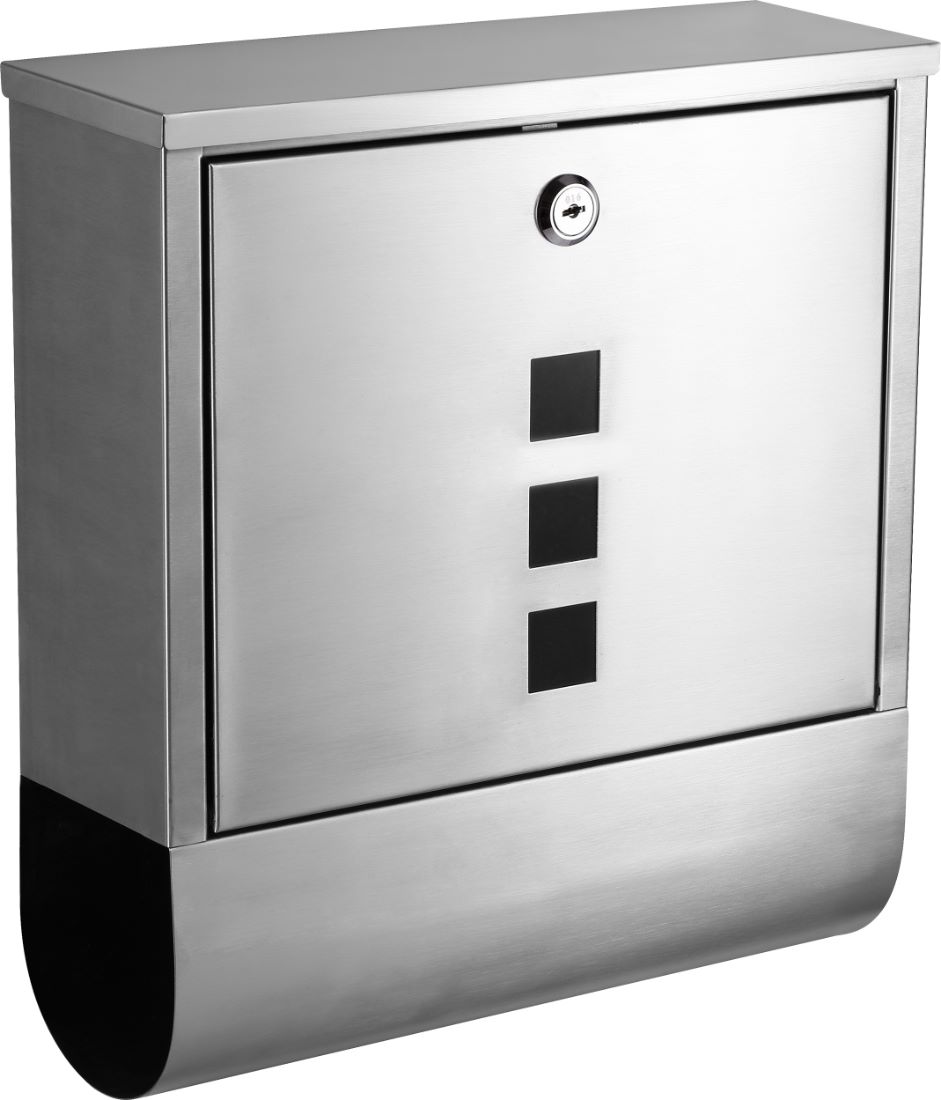 Letterbox With Newspaper Holder Silver | PlaceMakers NZ