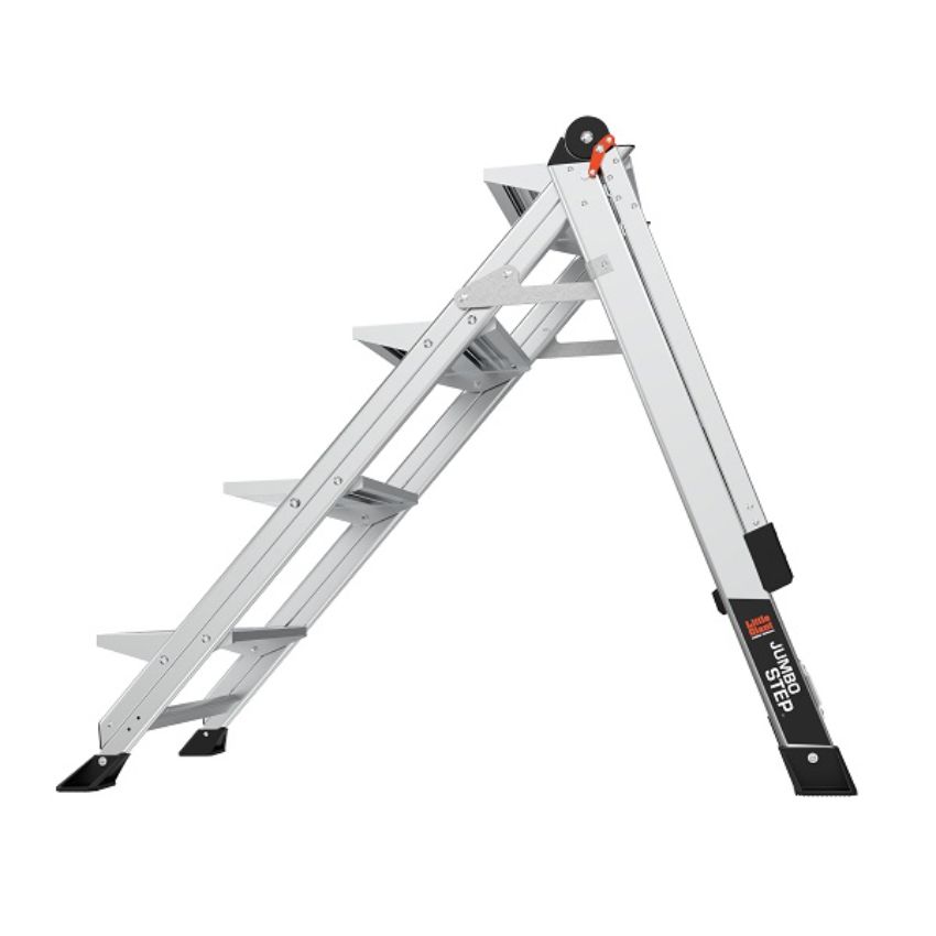Jumbo Step 4 Step Aluminium Step Ladder 150kg LJS4 | PlaceMakers NZ
