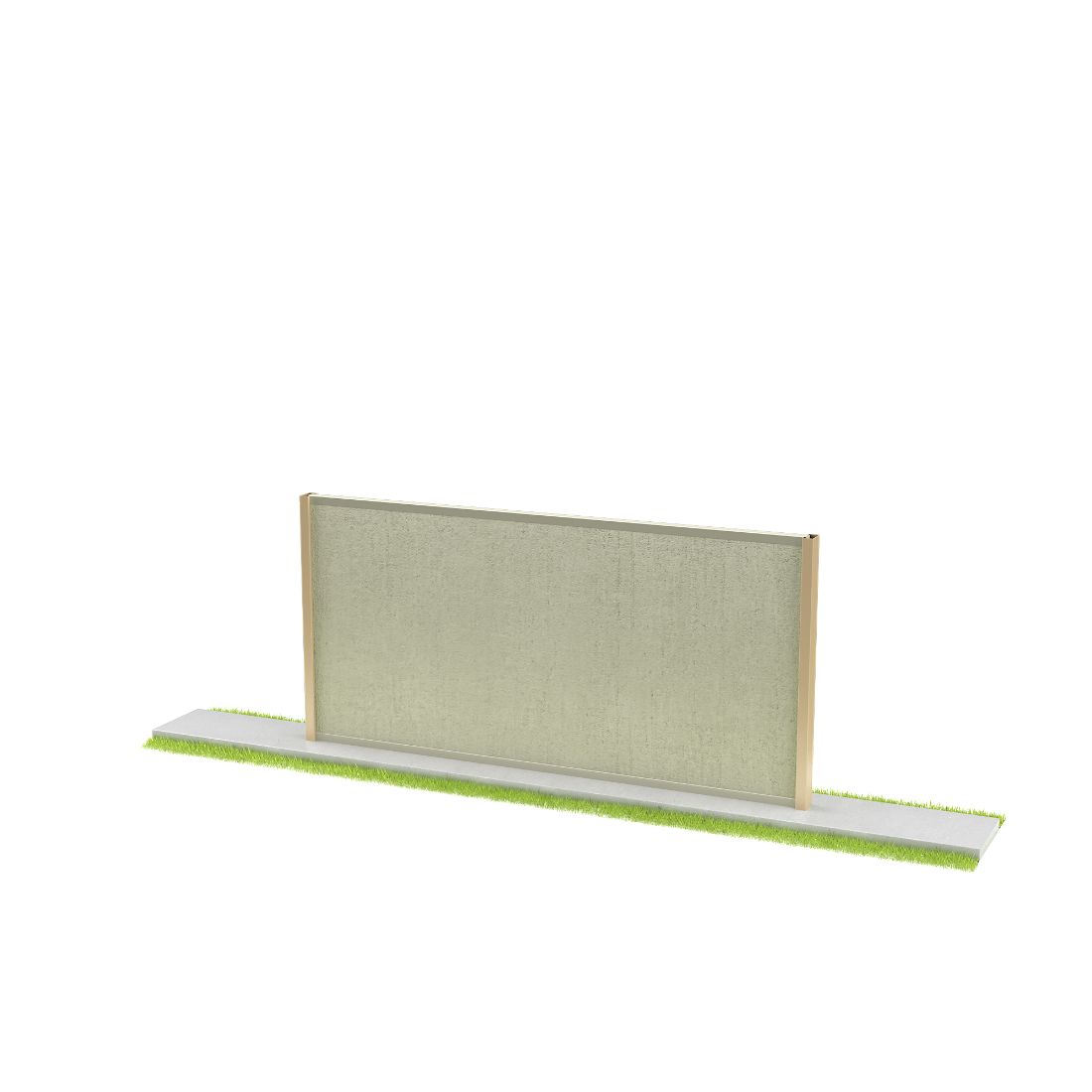 Blockade Fence Panel & Post 2.42 x 1.2m Desert Sand | PlaceMakers NZ