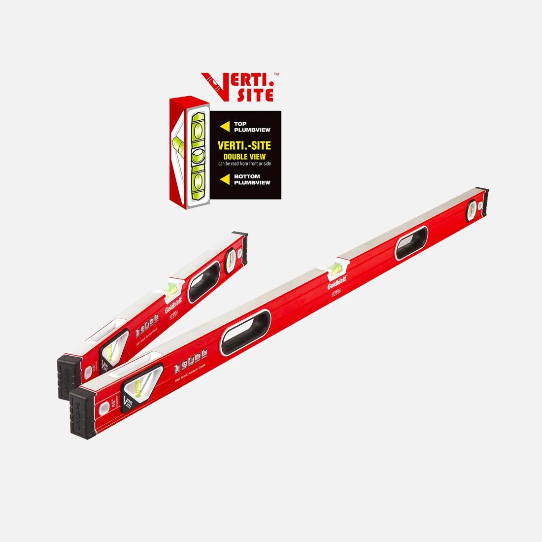 Double View 48 Inch Box Beam Level Red GO9002 | PlaceMakers NZ