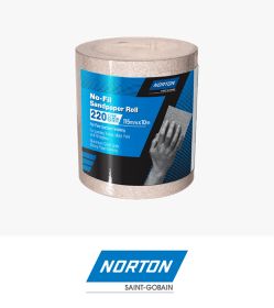 No-Fil Sandpaper Roll A297 P220 115mm x 10m | PlaceMakers NZ