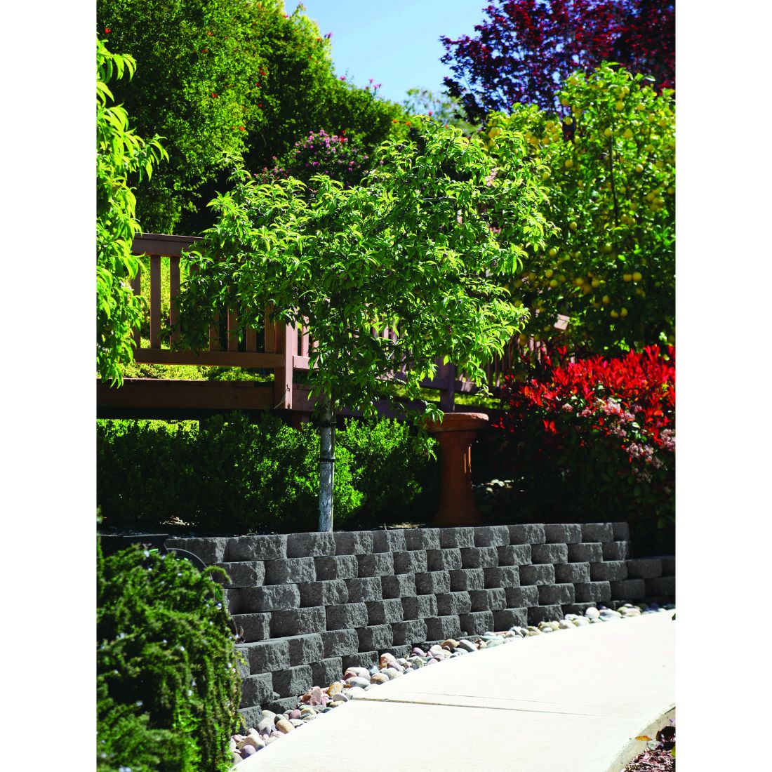 Keystone Garden Wall Block Rockface 100 x 300 x 230mm | PlaceMakers NZ