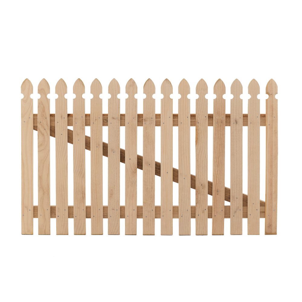 Radiata Picket Gate Gothic H3.2 Treated 900 x 1460mm | PlaceMakers NZ