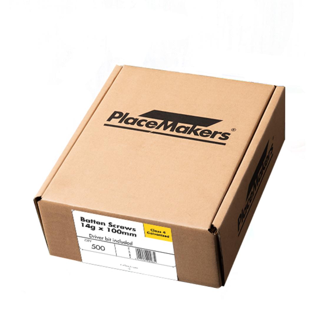 Batten Screw Bugle Head Hex Drive incl. driver bit Class 4 Galvanised ...