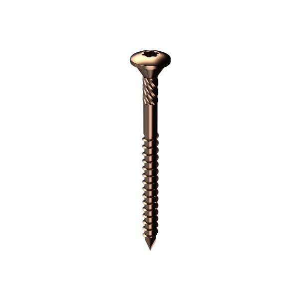 Bremick Bronze Deck Screw Raised 10g x 75mm 500 Box | PlaceMakers NZ