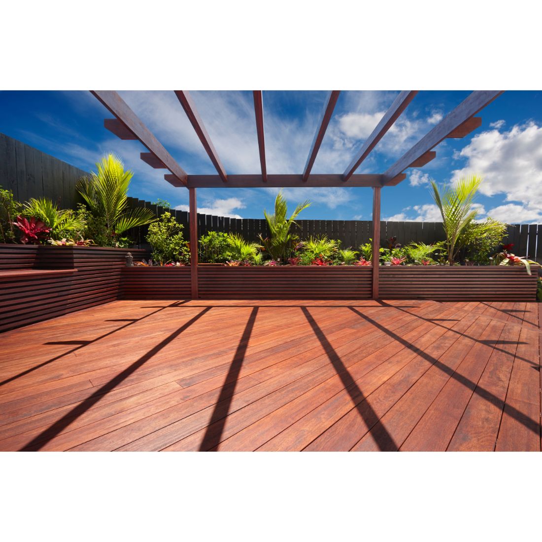 FSC Kwila Decking Edge Board Dome Profile, Pre-oiled, Single Edge ...
