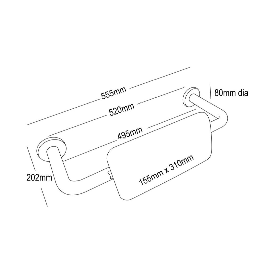 Care Classic Toilet Back Rest GHRTRBR | PlaceMakers NZ