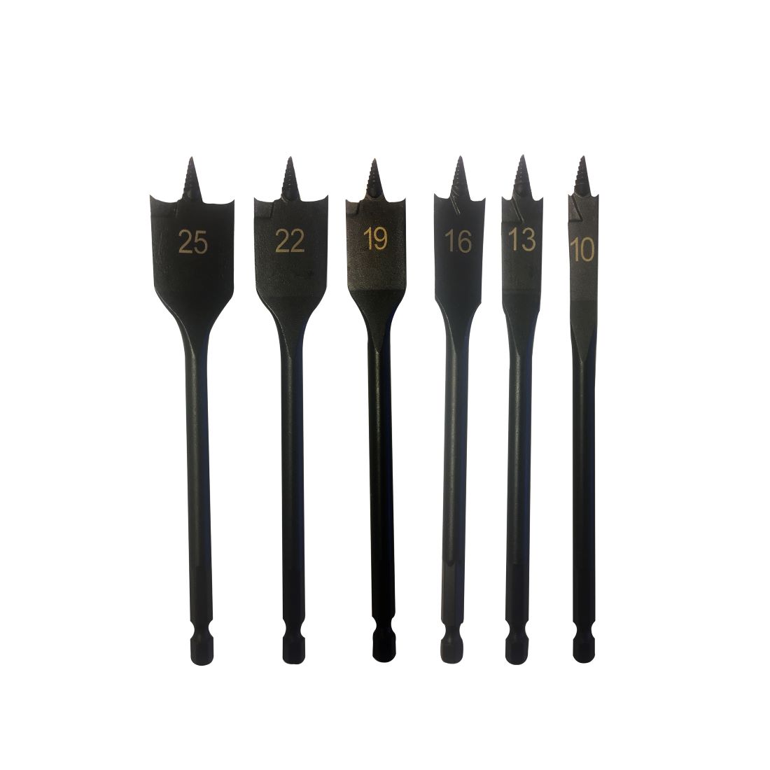 Threaded Spade Bit Set 6-Piece BLX2698-S1 | PlaceMakers NZ