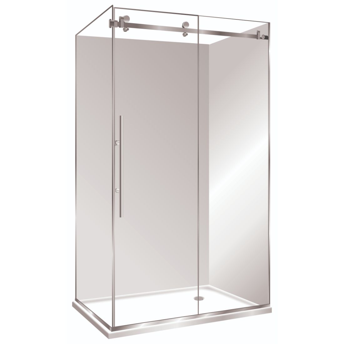Symphony Premier Shower Set RH Flat Wall 1200 x 1000mm Silva ...