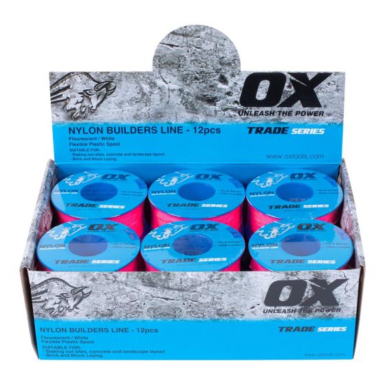 Trade Builder's Line Number 8 100 Metre Pink OX-T102910 | PlaceMakers NZ