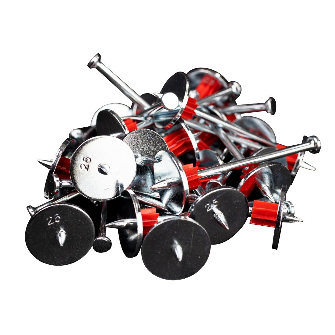 Washered Drive Pin 75 x 3.7mm Low Velocity 100 Pack 100 Box FDP-875W ...