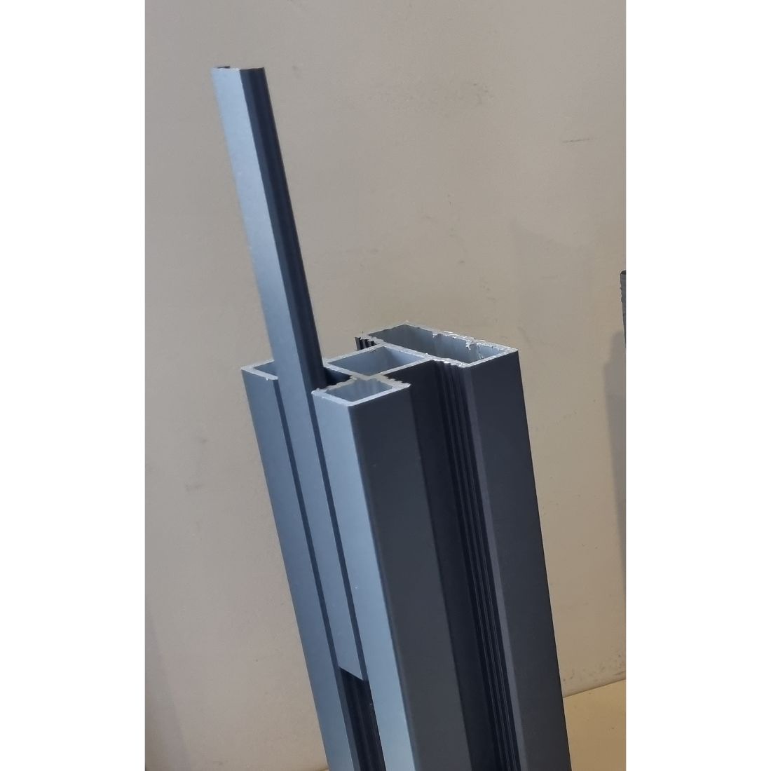 Inground Aluminium End Post 68 x 68 x 1900mm | PlaceMakers NZ