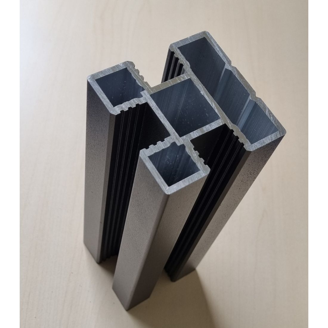 Inground Aluminium End Post 68 x 68 x 2700mm | PlaceMakers NZ
