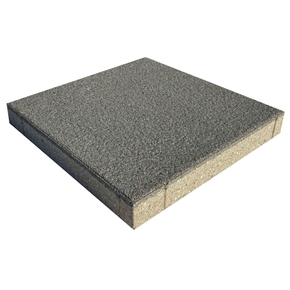 Permeable Paver Square Edge 400 x 400mm Grey | PlaceMakers NZ