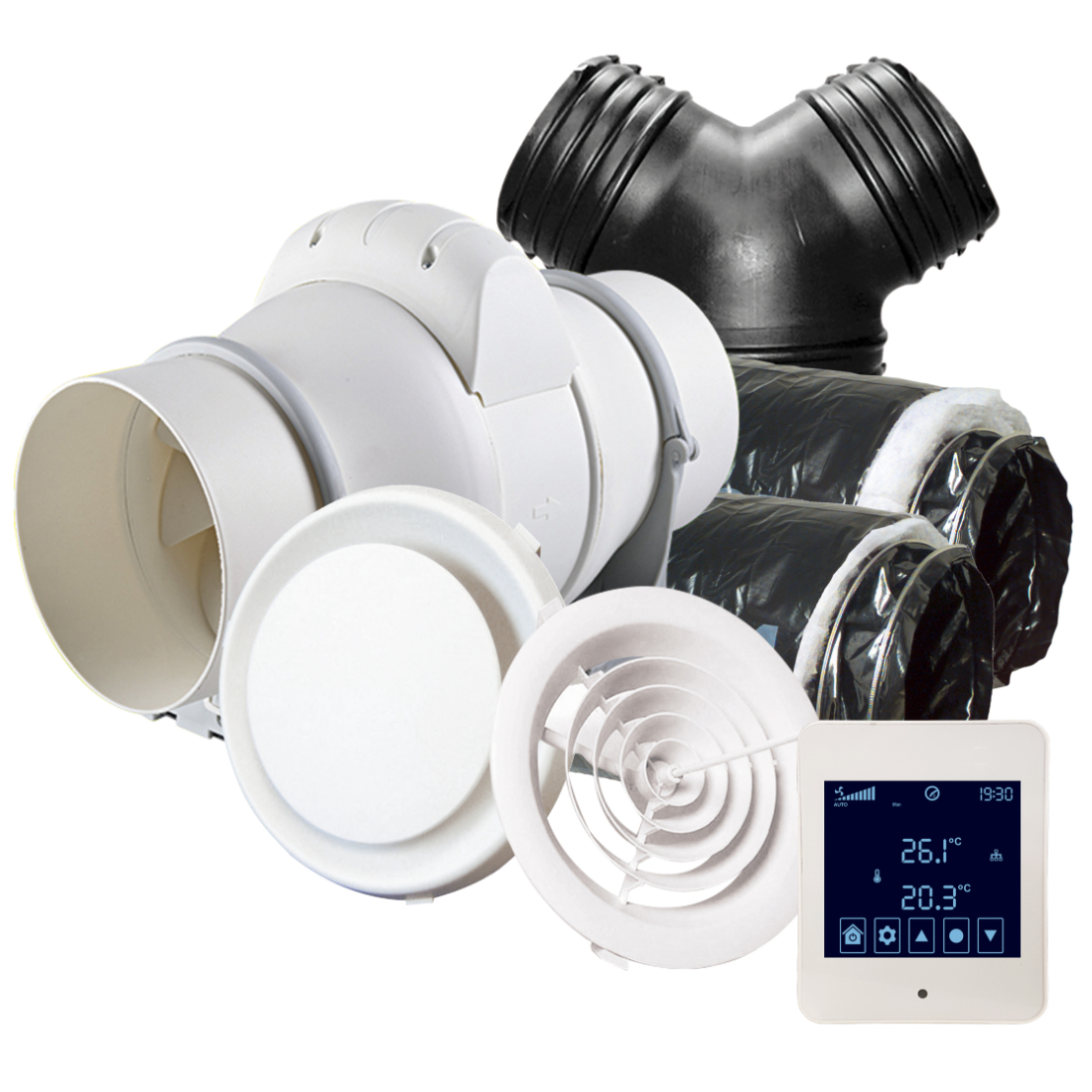 Heat Retention Plus Heat Transfer Kit 2 Room 150mm | PlaceMakers NZ