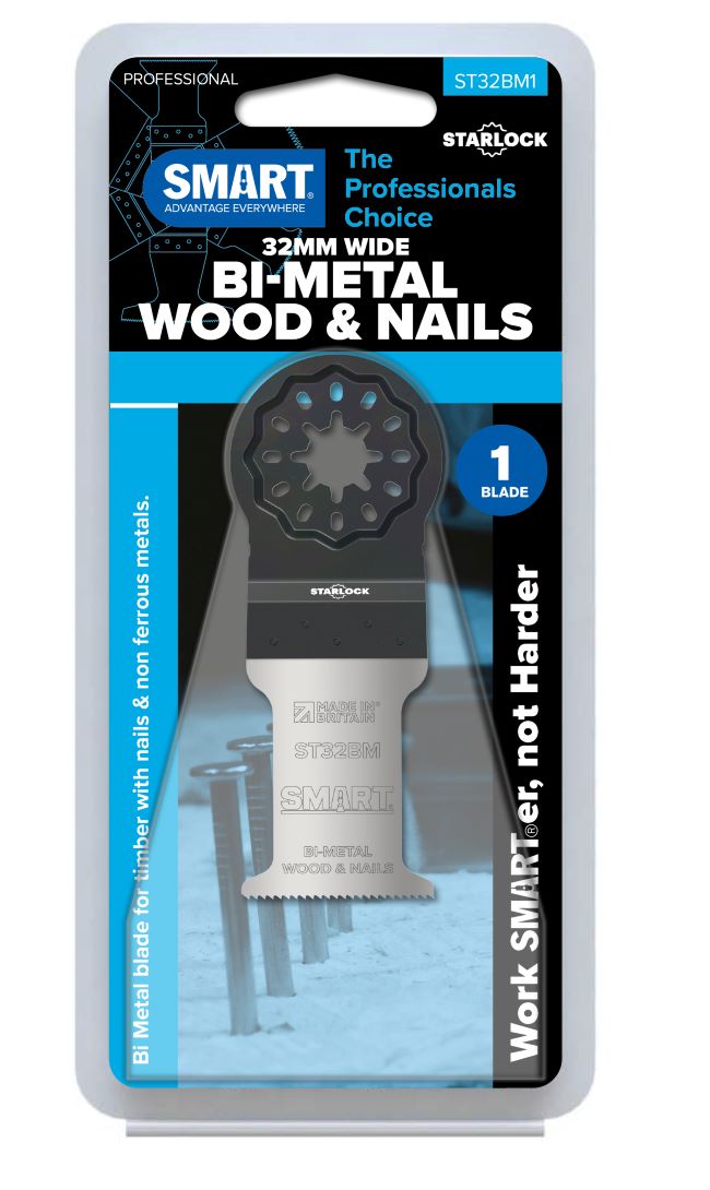 STARLOCK Professional Series Bi-Metal Blade 32mm Wood With Nails 1 Pack ...