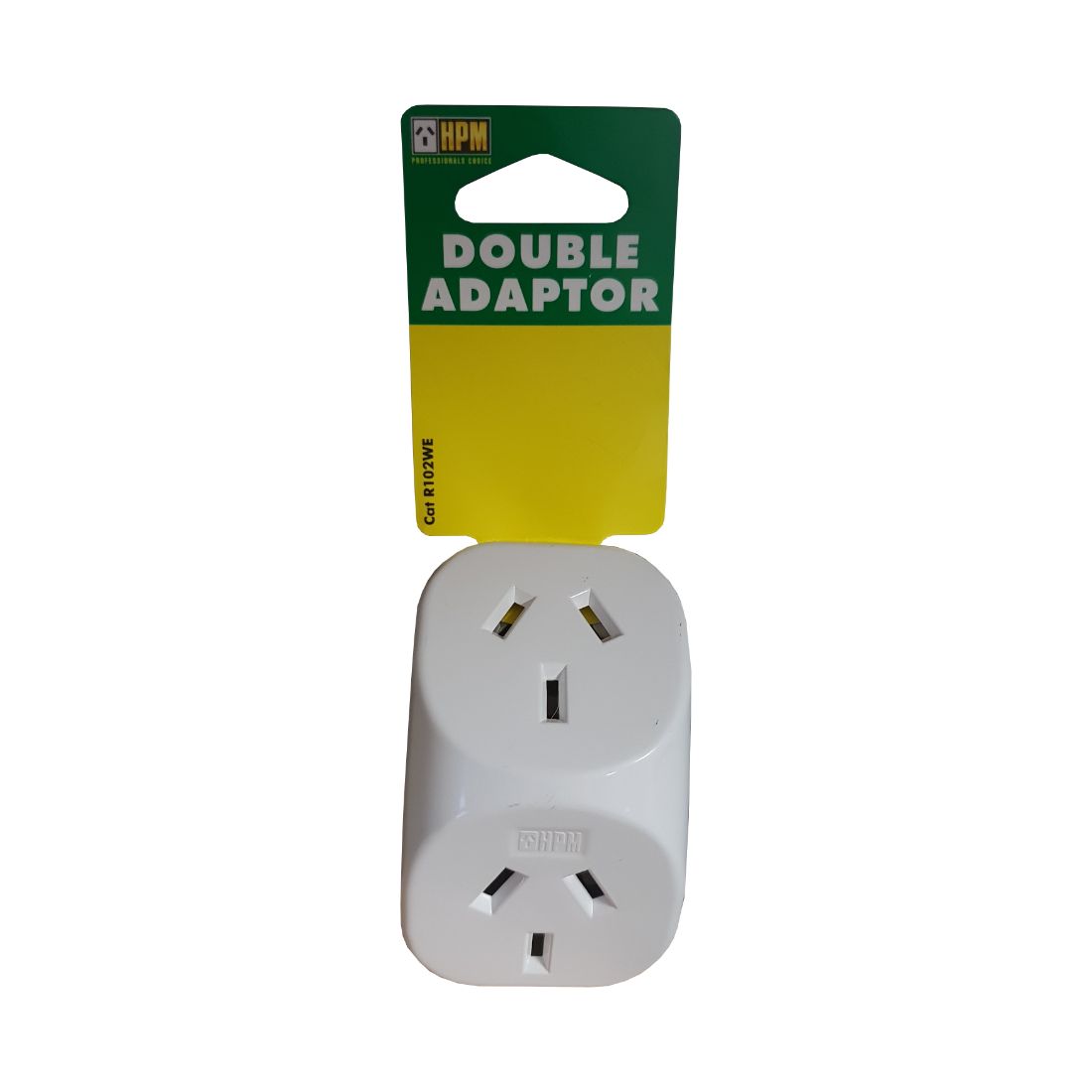 Double Adaptor Vertical White | PlaceMakers NZ