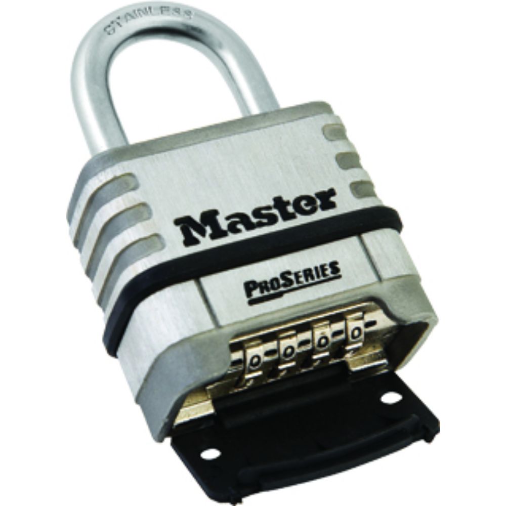 Combination Padlock Stainless Steel 57mm | PlaceMakers NZ